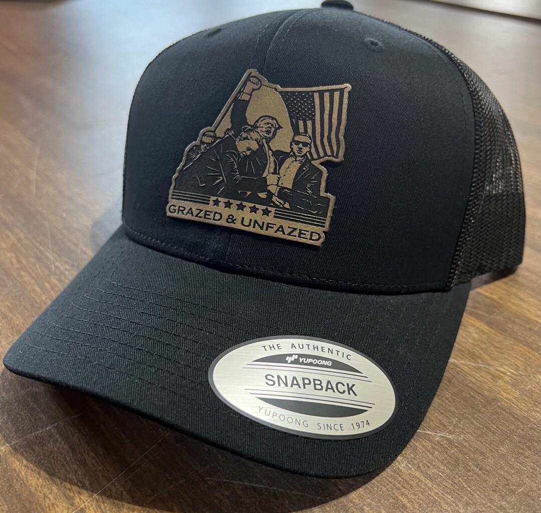 TRUMP 2024 Grazed and Unfazed | Trendy Hat | Hat Trend | Funny Hat ...