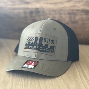 9/11 Never Forget Hat With Patch | Trendy Hat | Hat Trend | Funny Hat ...