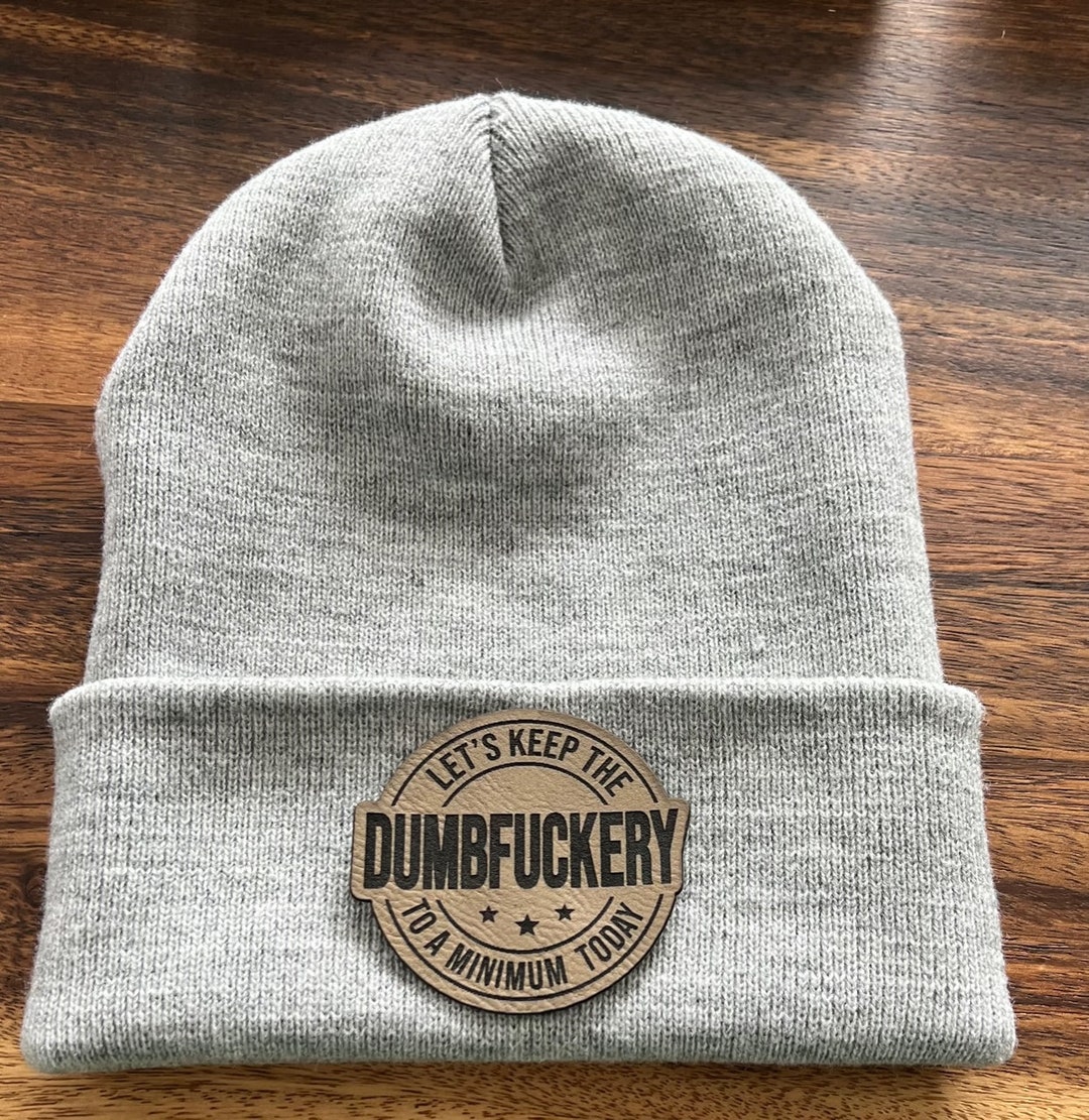 Dumbfuckery Trucker Winter Hat Beanie | Trendy Hat | Hat Trend | Funny ...