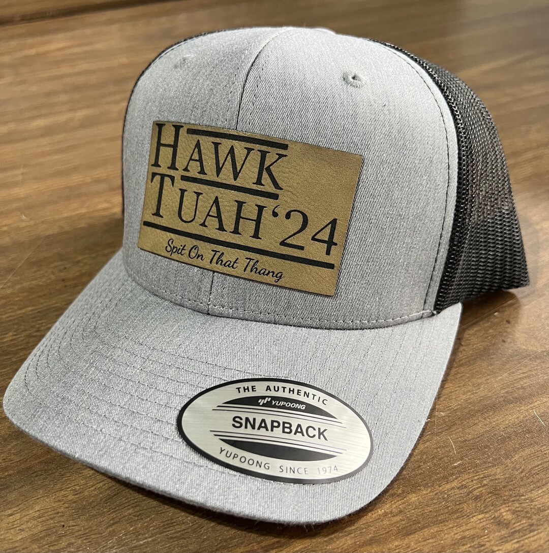 Hawk Tuah 24 Spit on That Thang With Patch Trendy Hat Hat Trend Funny ...