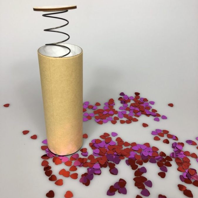 Spring Loaded Heart Bomb - Send Tiny Exploding Hearts as Gag Gift to ...