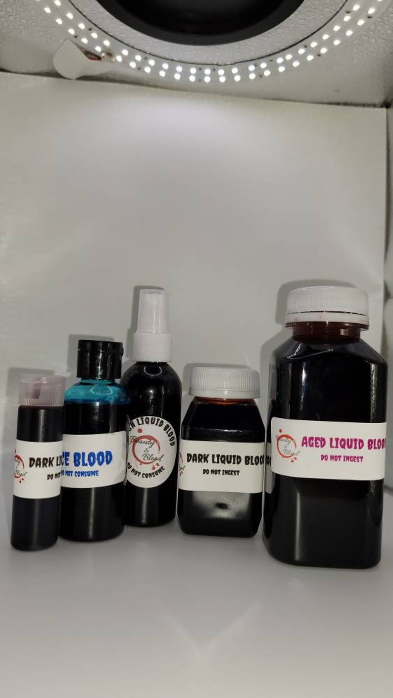 Grass Stain Free Sfx Blood for Cosplay and Special Effects - Etsy