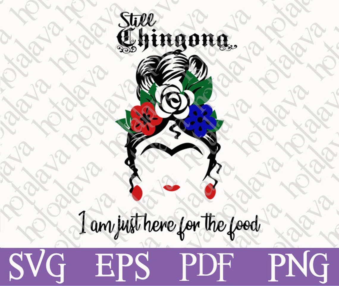 Frida Svg, Messy Bun Svg, 4th Ofjuly Svg File, Mexican American Svg ...