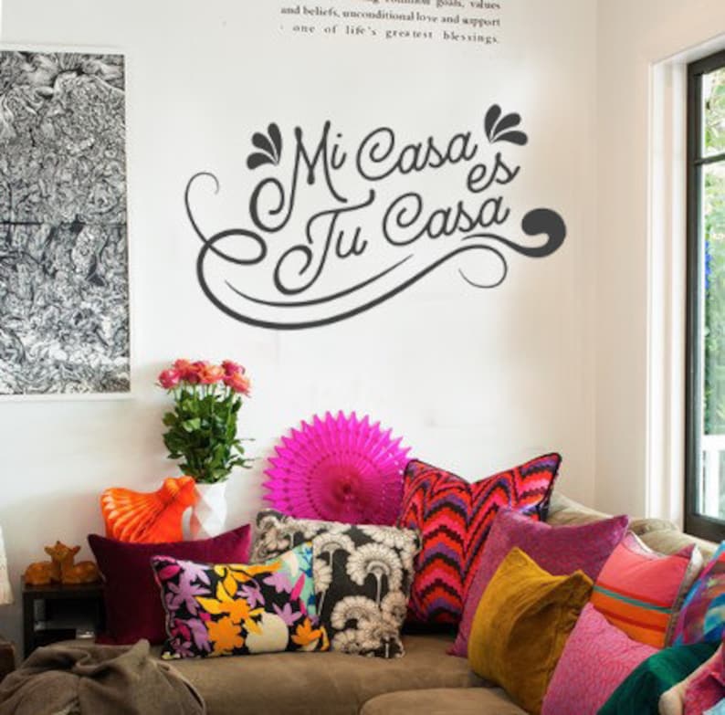 Svg Mi Casa Es Tu Casa, Digital Svg File, Laser Compatible File ...