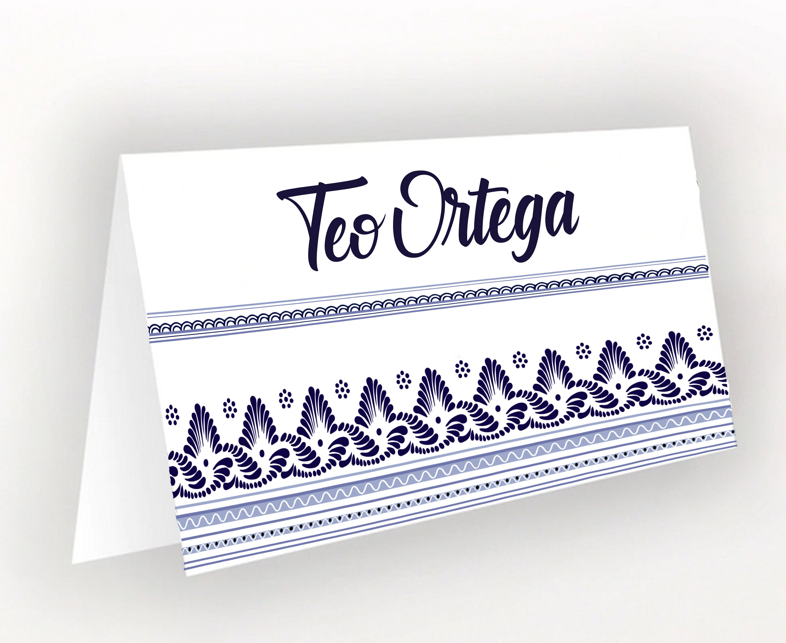 Mexican Talavera Border Svg Blue Talavera Decoration - Etsy