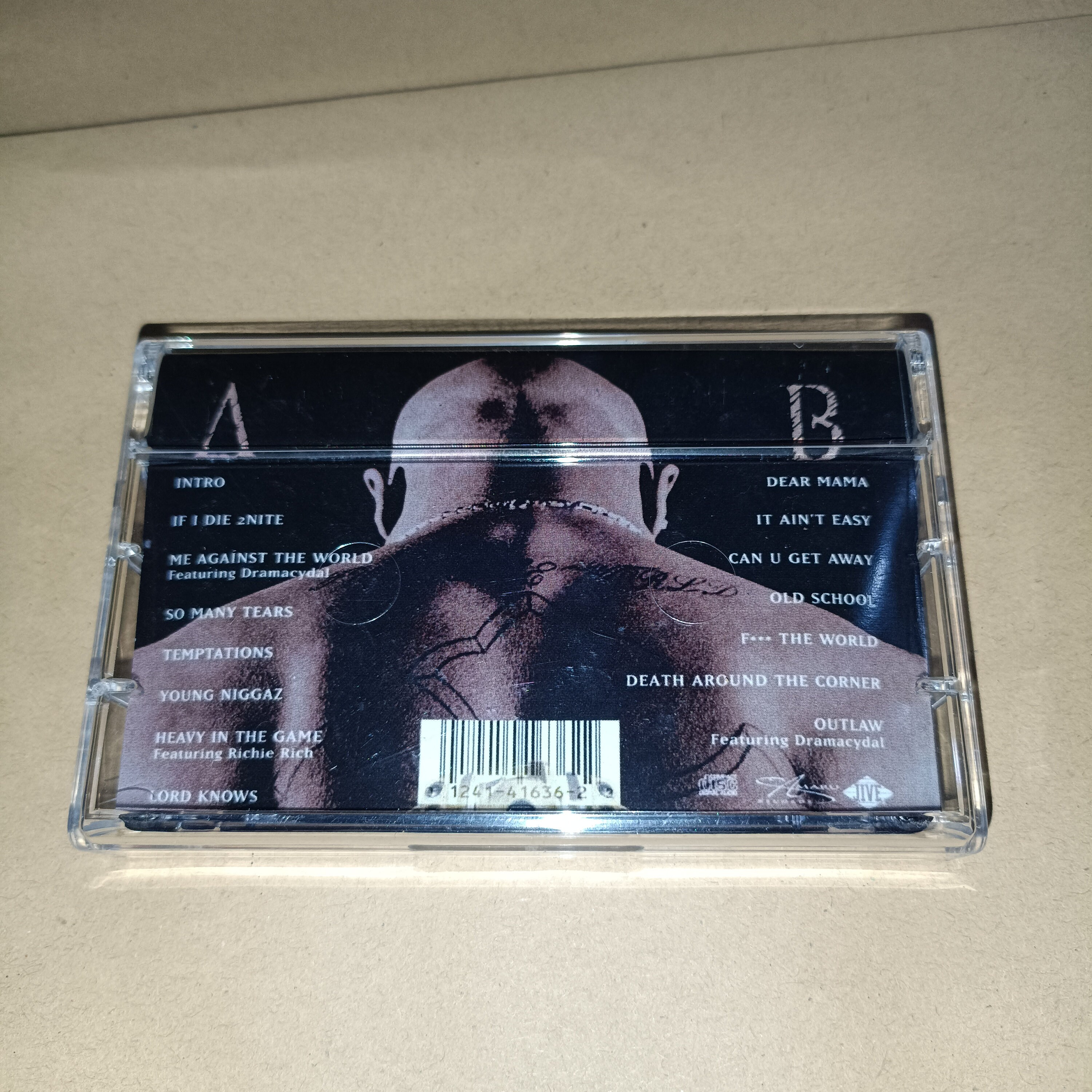 2pac Me Against The World Back Cover