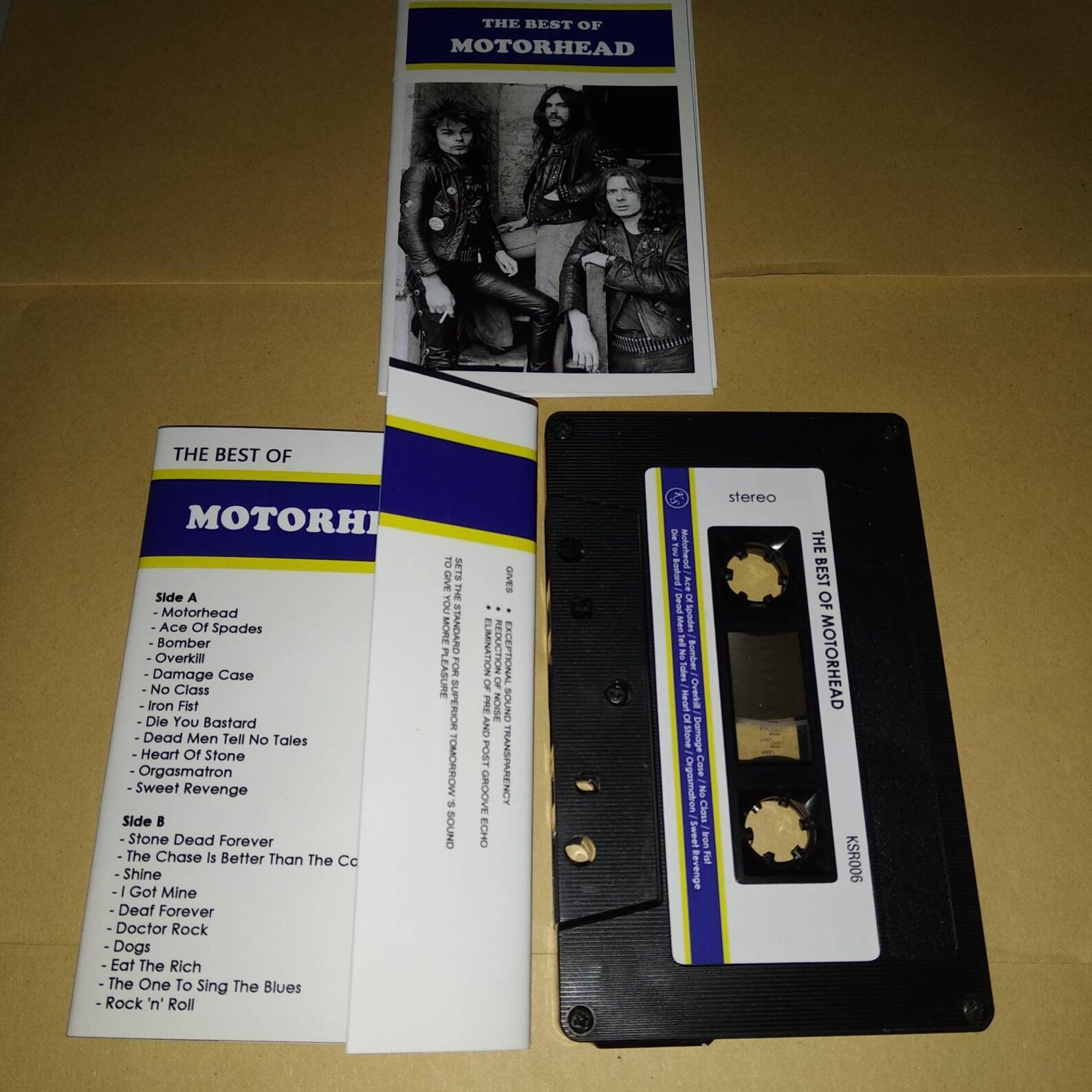 Motorhead the Best of Motorhead Cassette Tape - Etsy