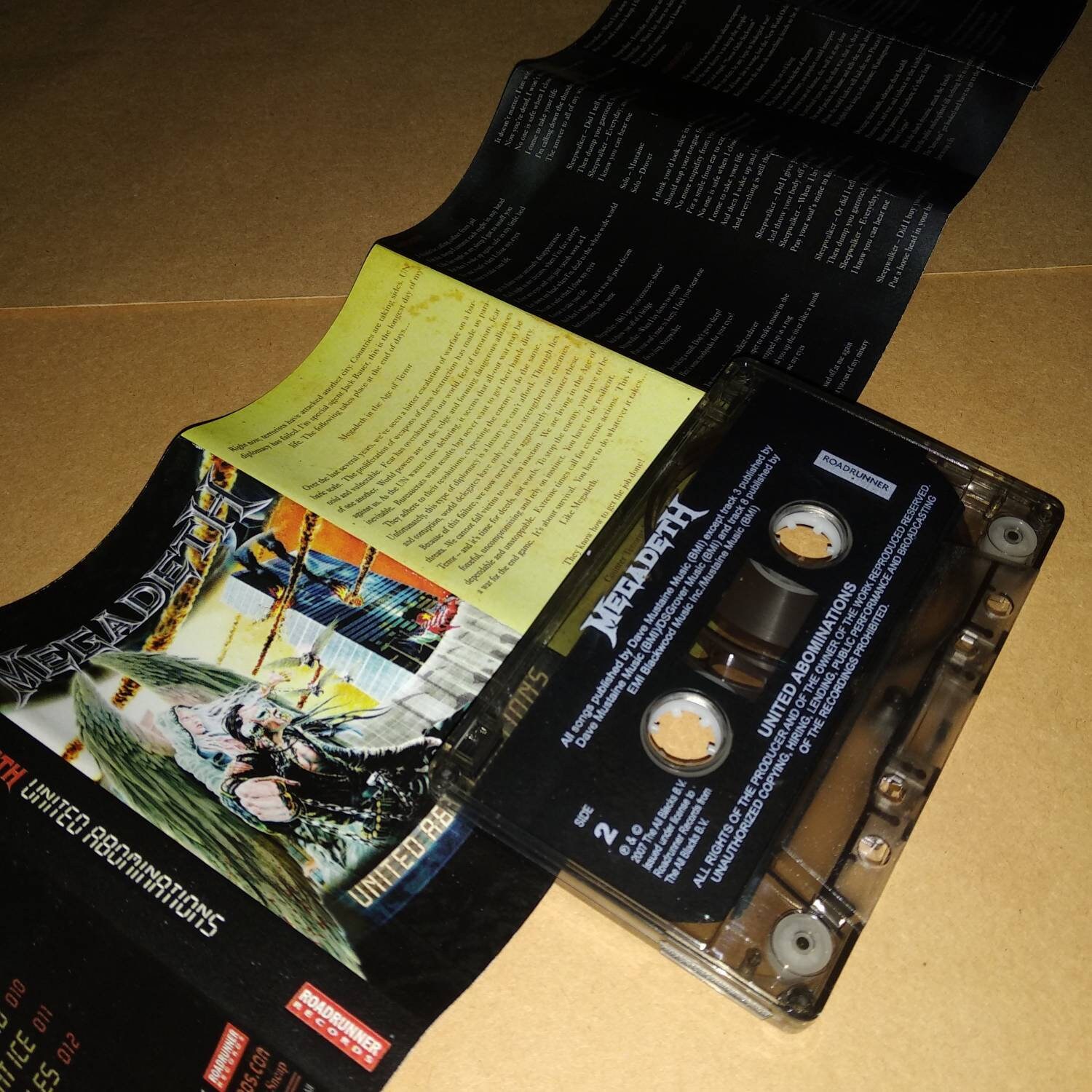 Megadeth United Abominations Artwork