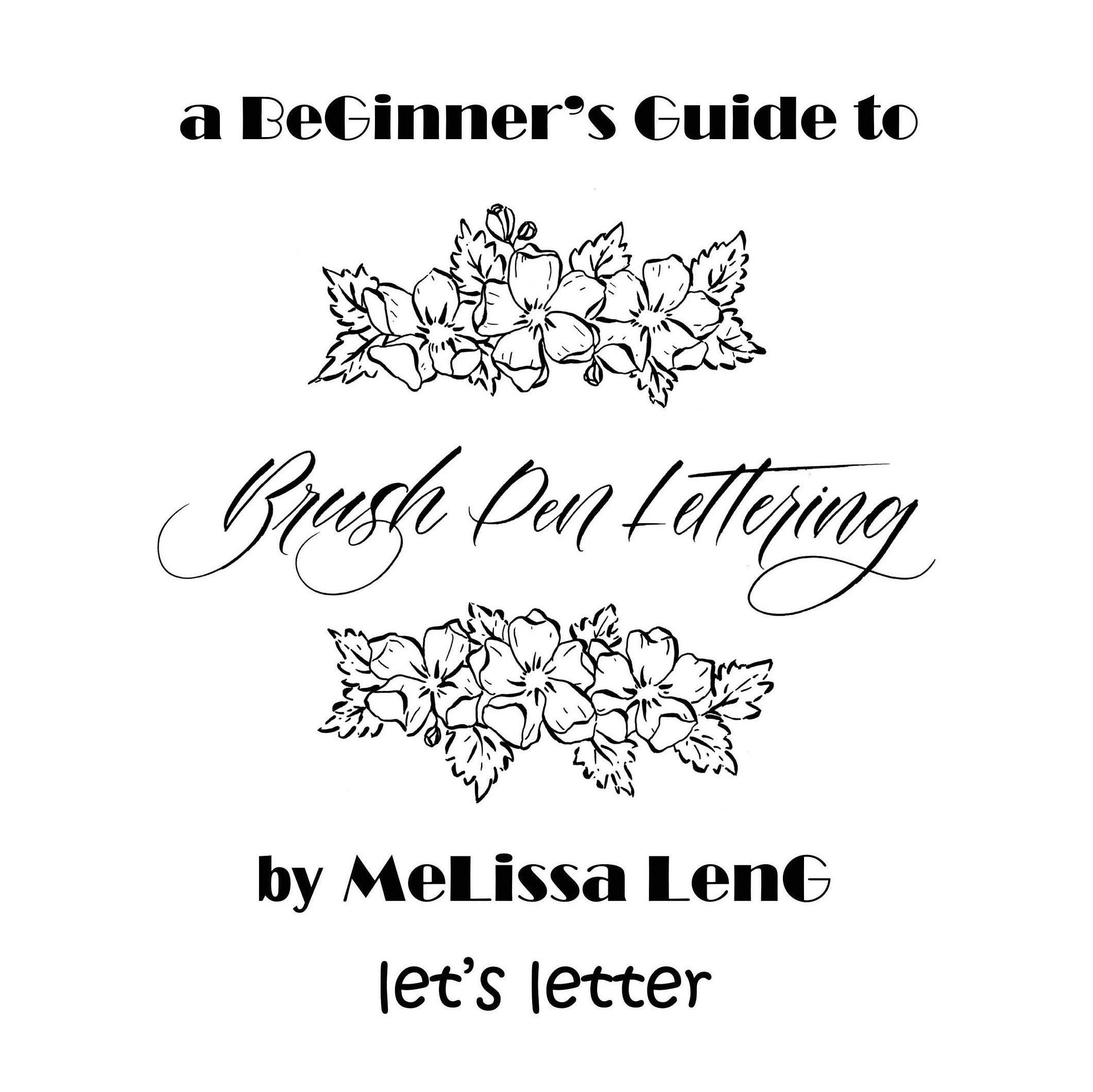 Small Brush Lettering Guide -digital File - Etsy