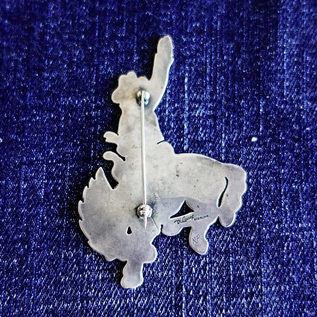 Rodeo Cowboy Hat Pin / Sterling Silver by Don Lucas Silversmith - Etsy