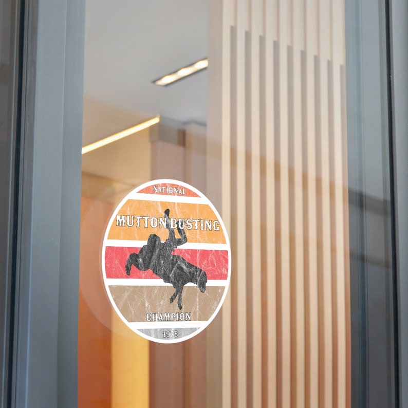Mutton Busting Champion Sticker - Etsy