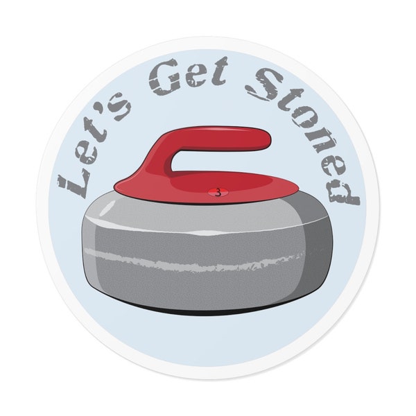 Curling Stickers - Etsy