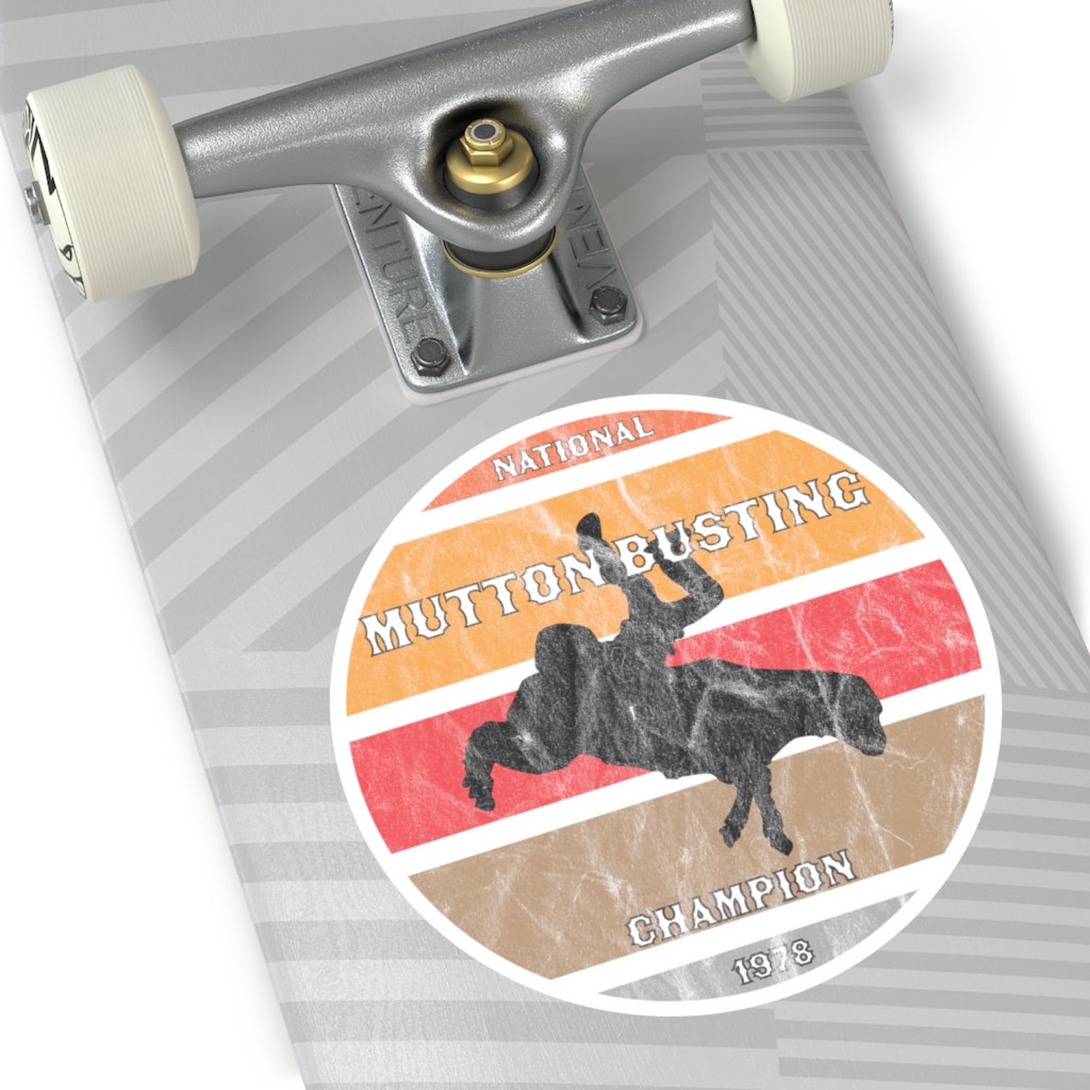 Mutton Busting Champion Sticker - Etsy