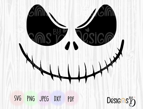 Jack Skellington Svg Png Dxf Jpeg Svg and Pdf Jack - Etsy