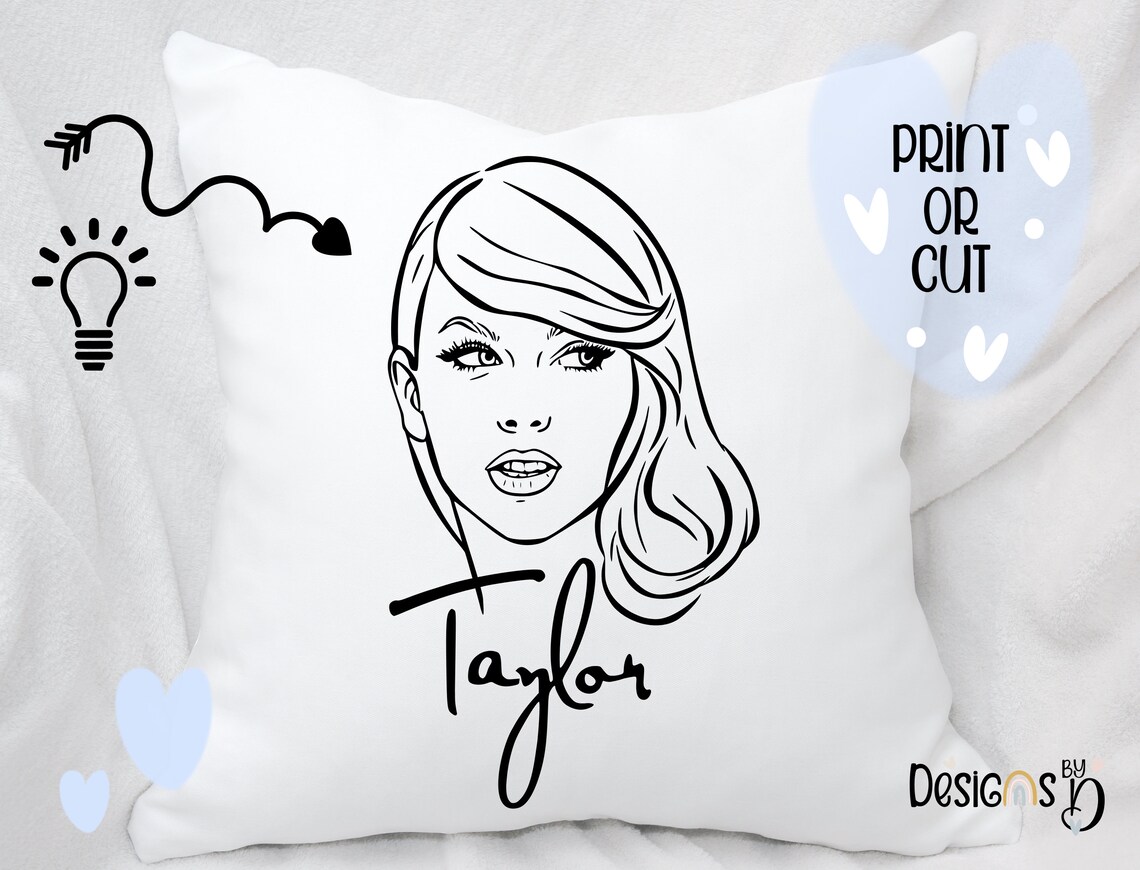 Taylor SVG SVG Files for Silhouette Cameo & Cricut. 5 | Etsy