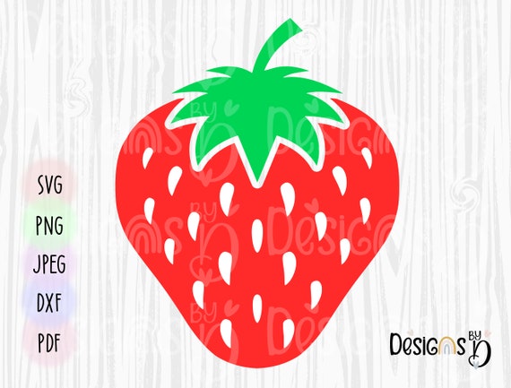 Strawberry SVG Instant & Digital Download for Silhouette and - Etsy