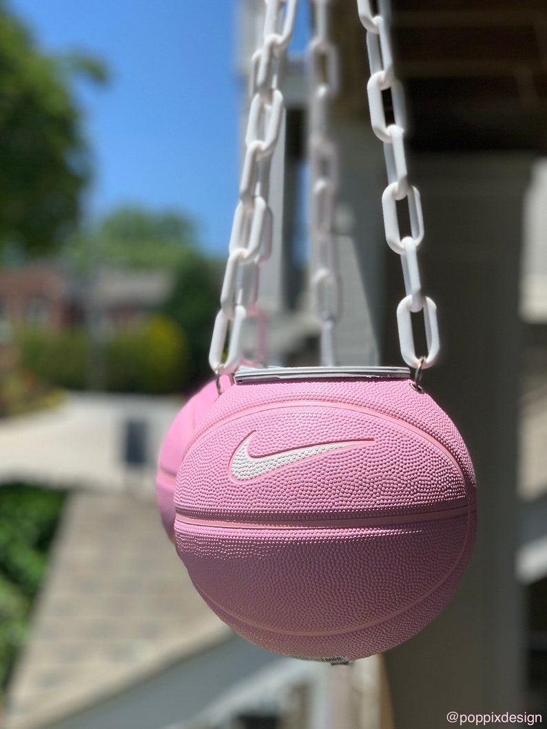 Hanging Basketball Planter in Nike Pink - Etsy