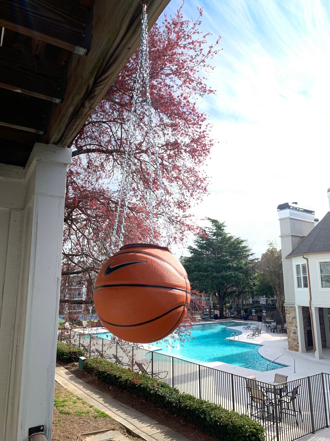 Hanging Basketball Planter MINI Nike Basketball - Etsy