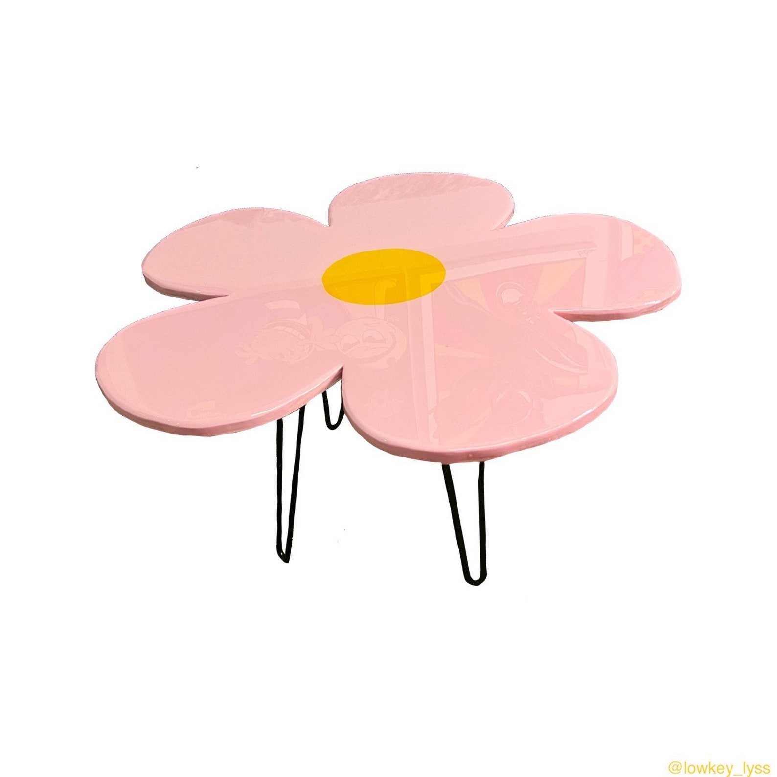 GROOVY FLOWER Table Wall Art by Lowkey Lyss - Etsy