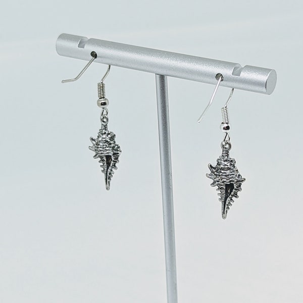 Conch Shell Earrings - Etsy
