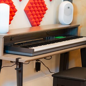 88-note Keyboard Desk With Flip-top Design and Rear Cable - Etsy