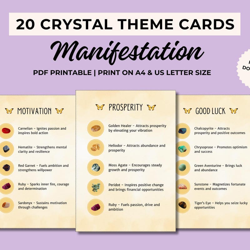 Manifestation Printable - Etsy