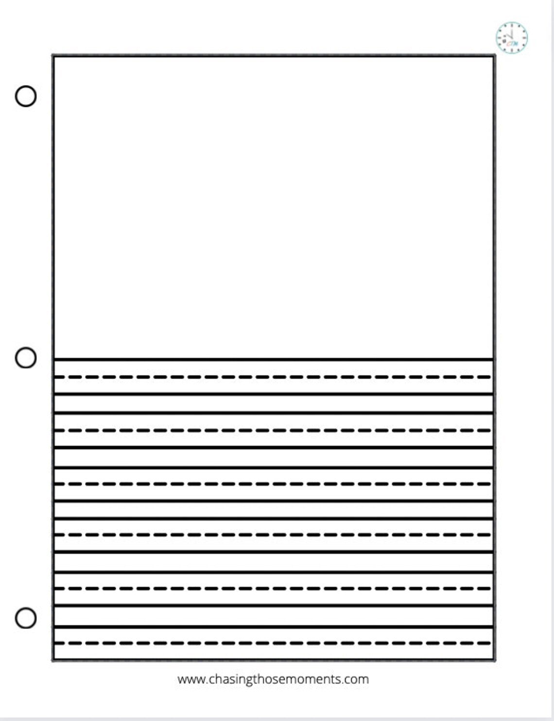 Write and Illustrate Sheet - Handwriting, Story Writing, Journaling ...