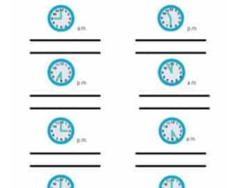 Qué Hora Es? (telling Time Spanish) - Etsy Canada