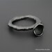 Unique Edgy Black Shell Ring Modern Cocktail Bowl Ring - Etsy