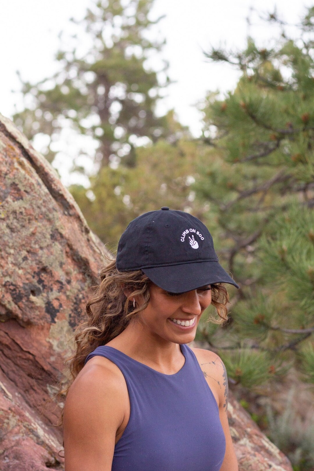 Rock Climbing Hat, Rock Climbing Caps, Rock Climbing Gifts, Embroidered ...
