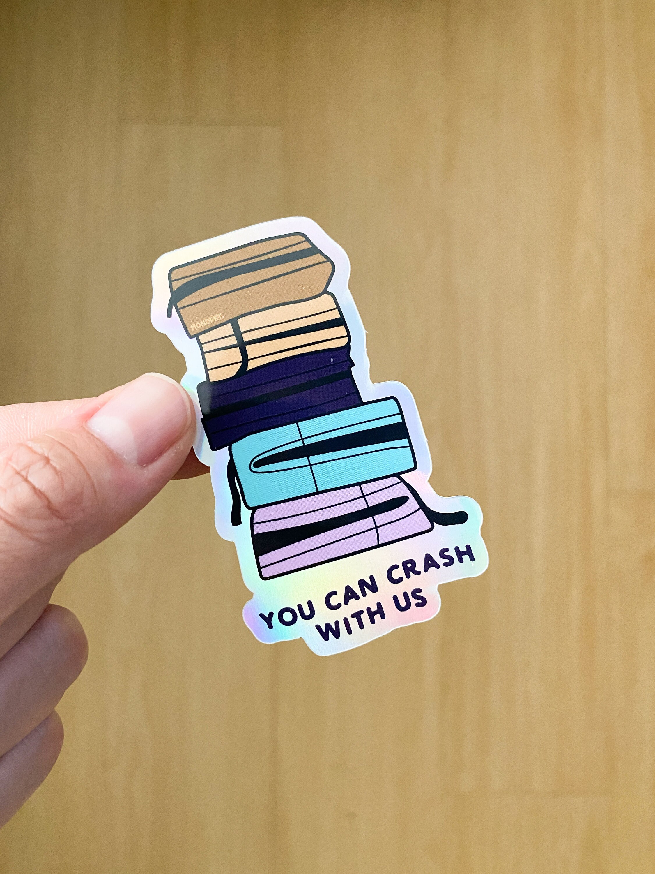 Rock Climbing Sticker Bouldering Sticker You Can Crash With - Etsy