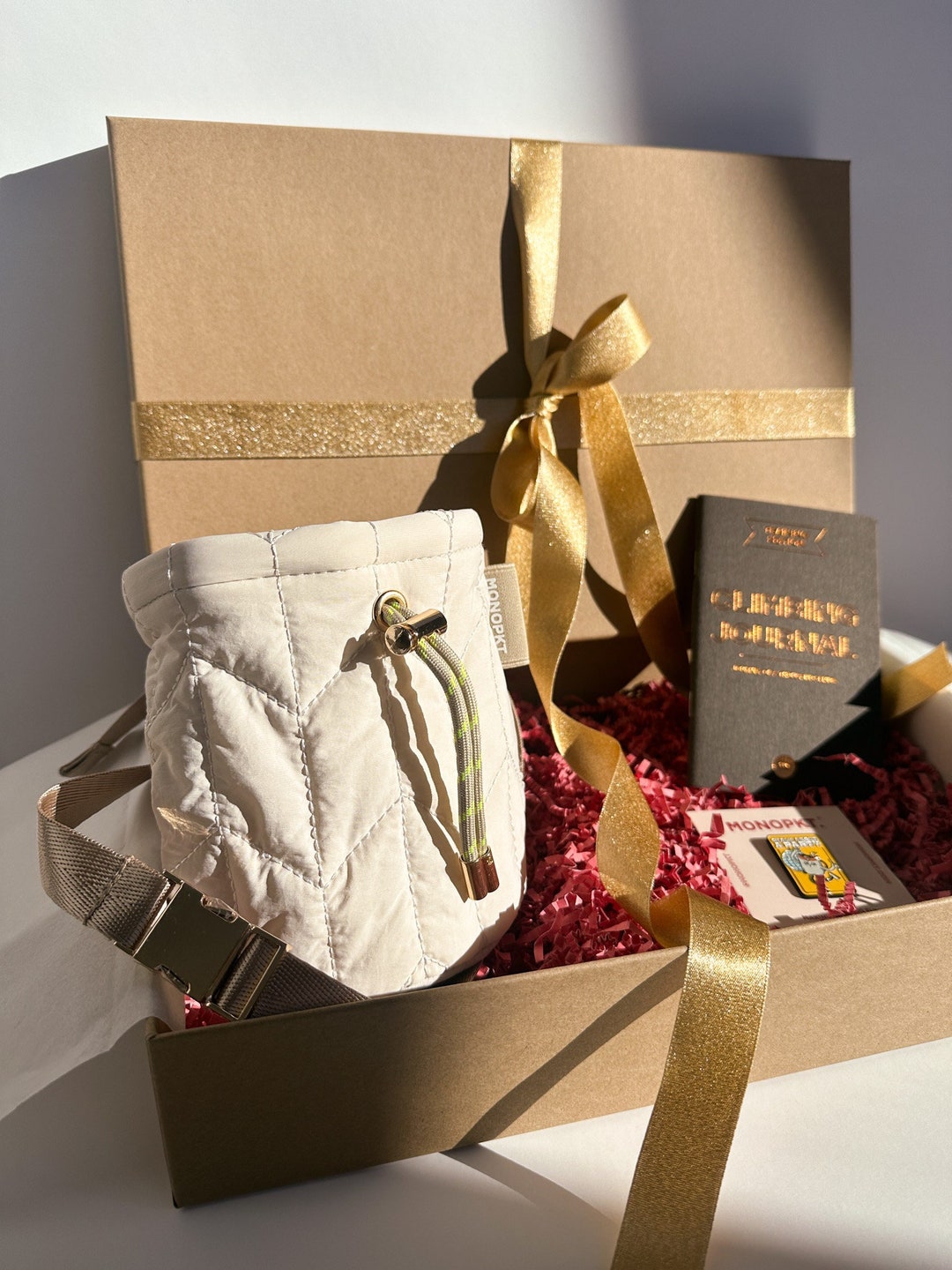 Ultimate Rock Climbing Gift Bundle: Chalk Bag, Climbing Journal ...