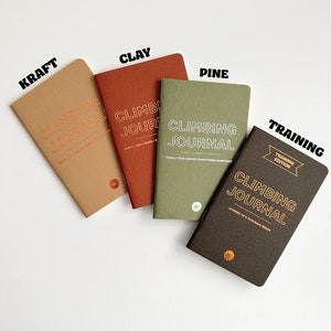 Custom 3-pack: Rock Climbing and Adventure Journal Bundle // Climbing ...