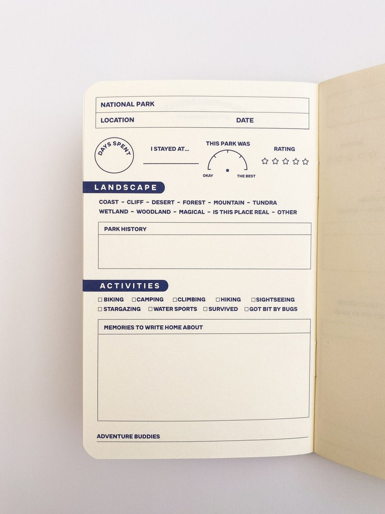 National Parks Journal, National Parks Notebook, National Parks Logbook ...