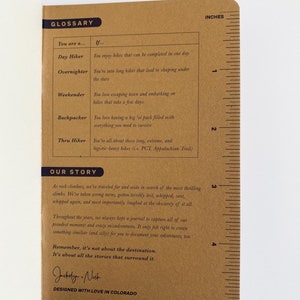 Hiking Journal, Hiking Logbook, Trail Journal, Hiking Notebook, Trail ...