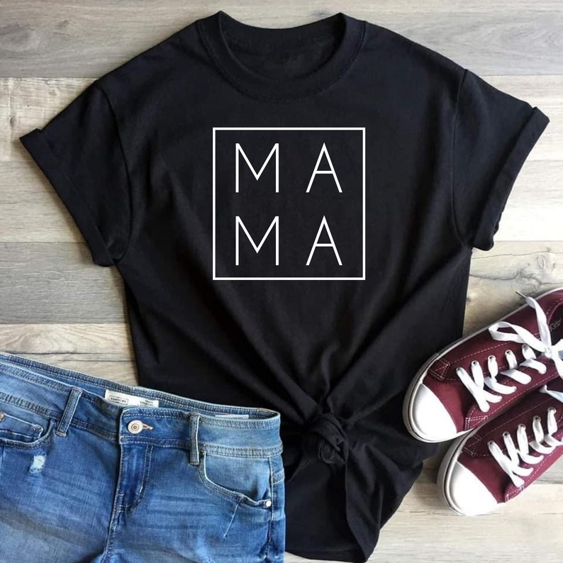 MAMA Square SVG PNG Jpg Sublimation Tshirt Cute Mom - Etsy