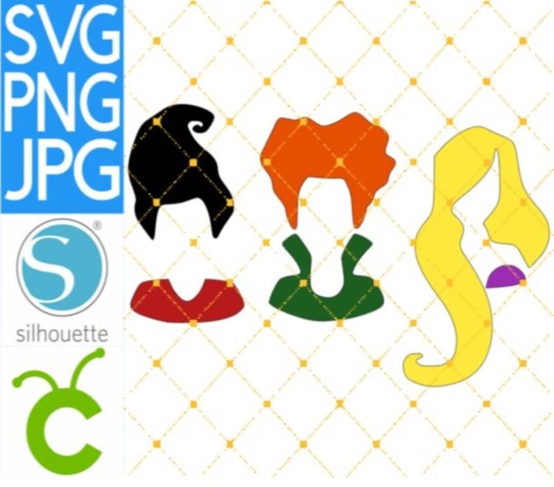 Hocus Pocus Silhouette, SVG, PNG, JPG, Cricut, Halloween, Seasonal ...