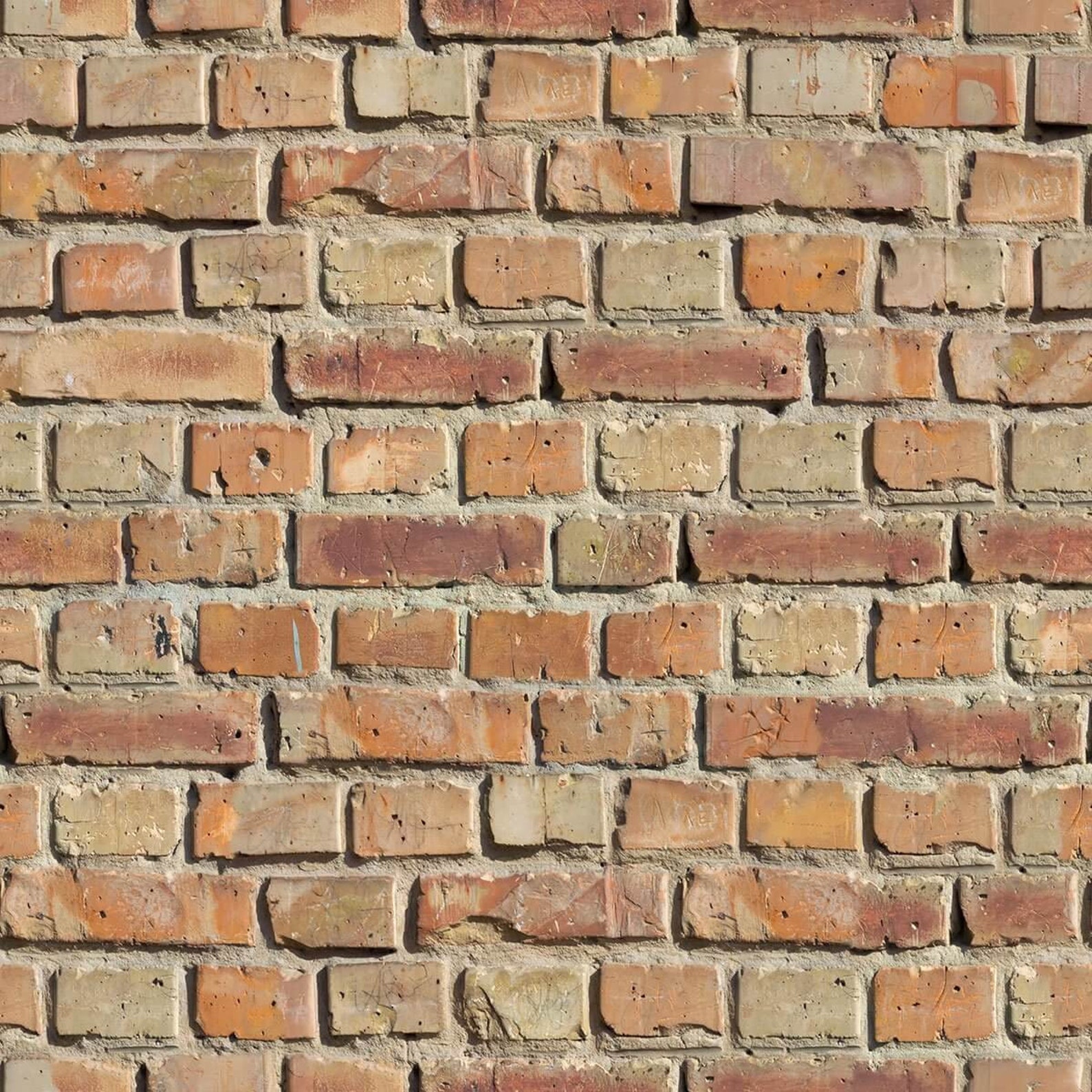 Red and Orange Brick Texture Peel and Stick Removable Wallpaper 4671 - Etsy