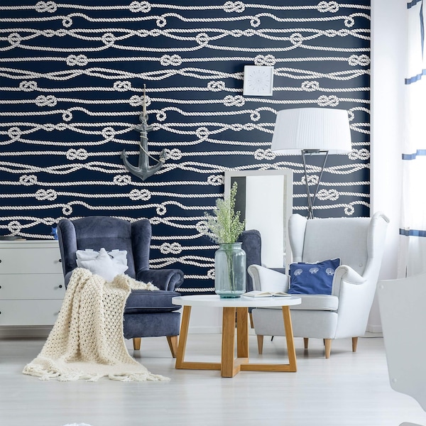 Nautical Wallpaper - Etsy