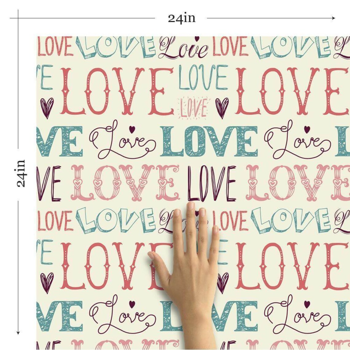 Purple and Blue Handwriting Teens Peel and Stick Removable - Etsy