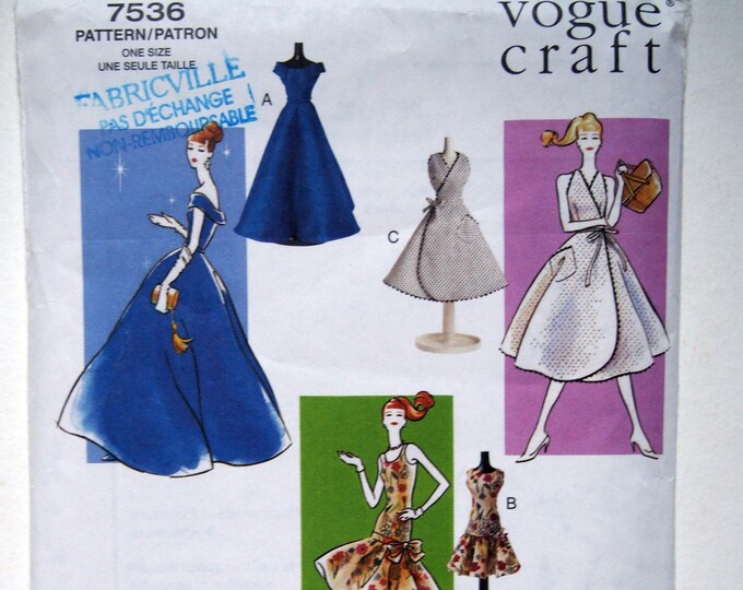 Vogue 7536, 1950s Style Evening Gown, Day Dress and Sportswear for a ...
