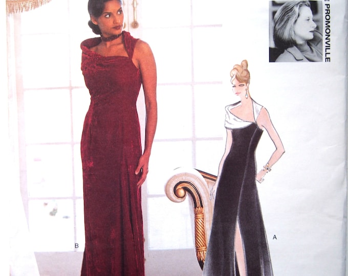 Vogue 2354 - 40s Evening Gown, 1947 Design - Etsy