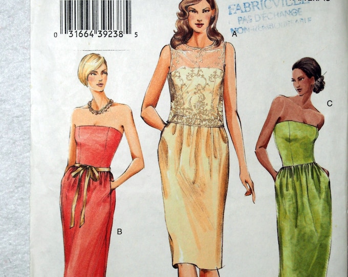 Vogue 7824, Evening Length Slip Dress With Godets - Etsy