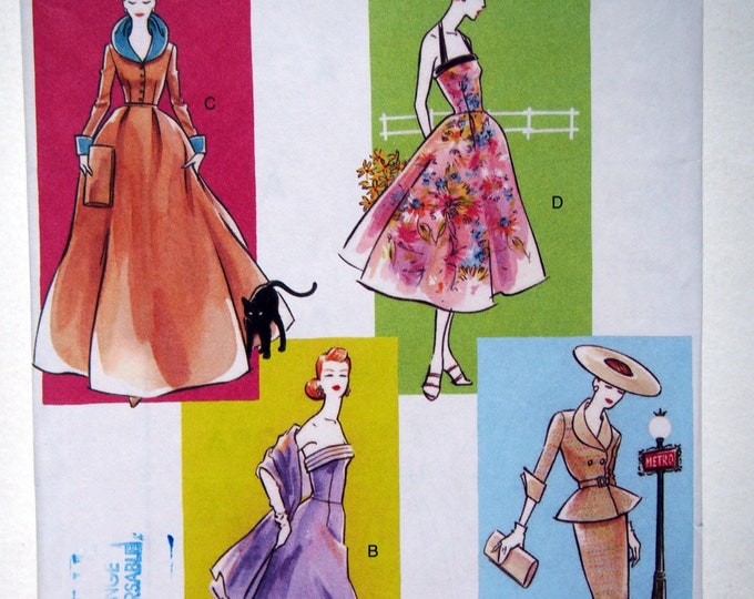 Vogue 8014 - 1950s Style Outfits for a Fashion Doll, Rare Pattern - Etsy