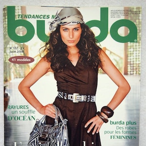 Burda 06 2008, Plus Size Dress Patterns and More, in French - Etsy