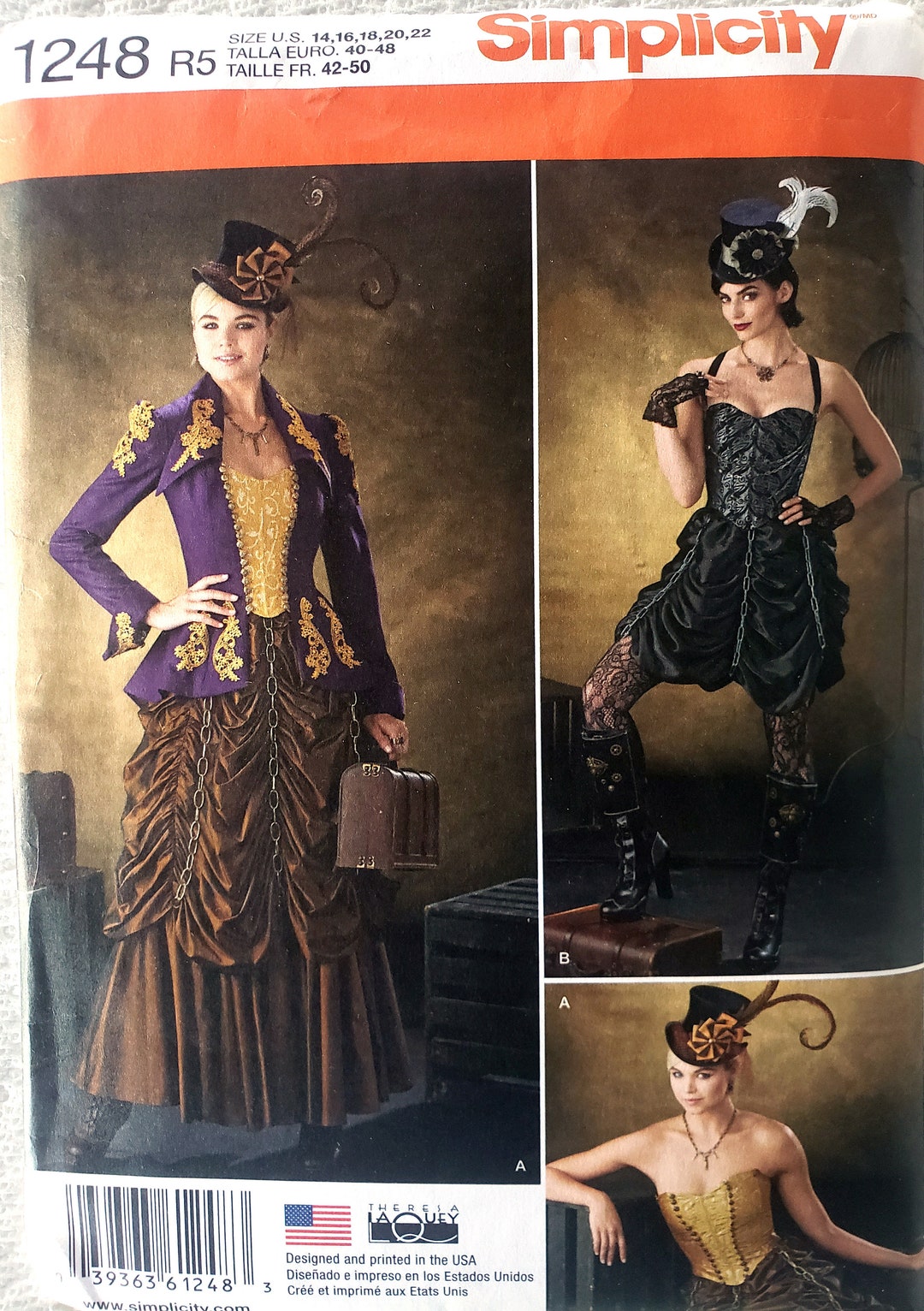 Simplicity 1248, Misses' Steampunk Costume - Etsy