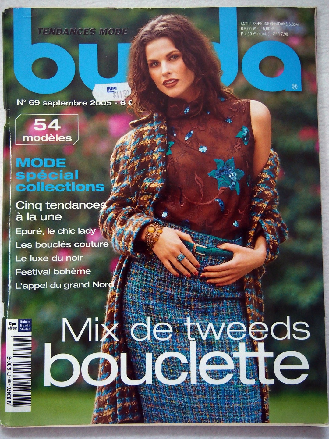 Burda 09/2005 (september), Boucle Coat Patterns, and More - Etsy