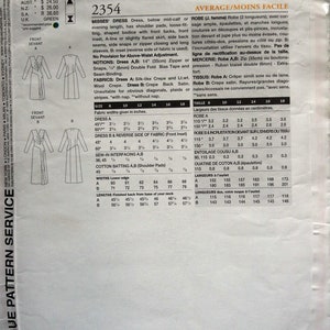 Vogue 2354 - 40s Evening Gown, 1947 Design - Etsy