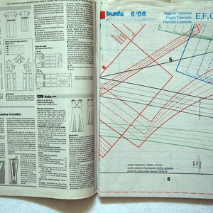 Burda 06 2008, Plus Size Dress Patterns and More, in French - Etsy