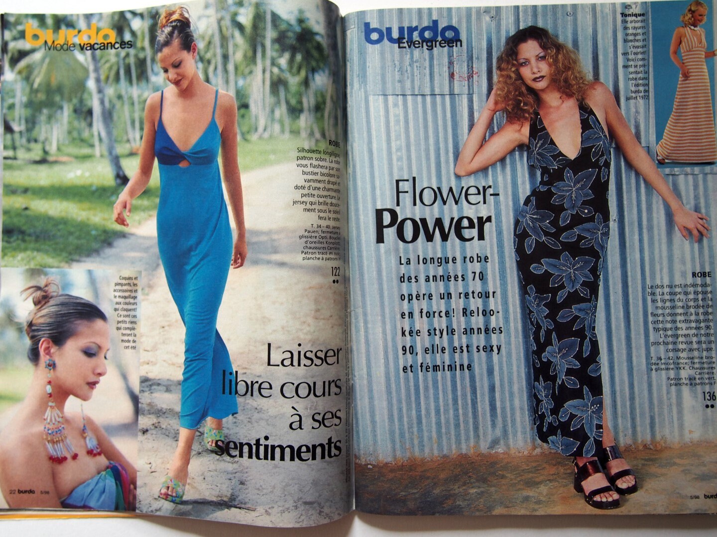 Burda 05 1998, Swimsuit Patterns and More, in English or French - Etsy